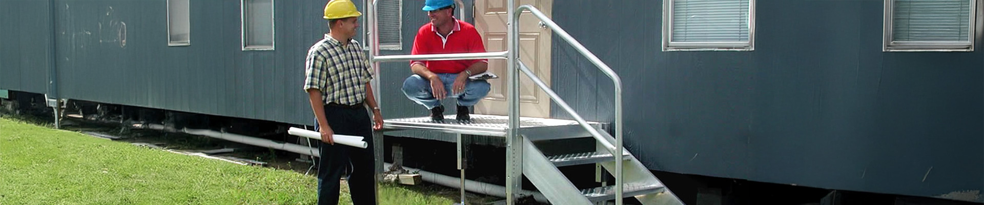 Mobile Offices Aluminum Stairs | Bucky's Rentals, Inc.